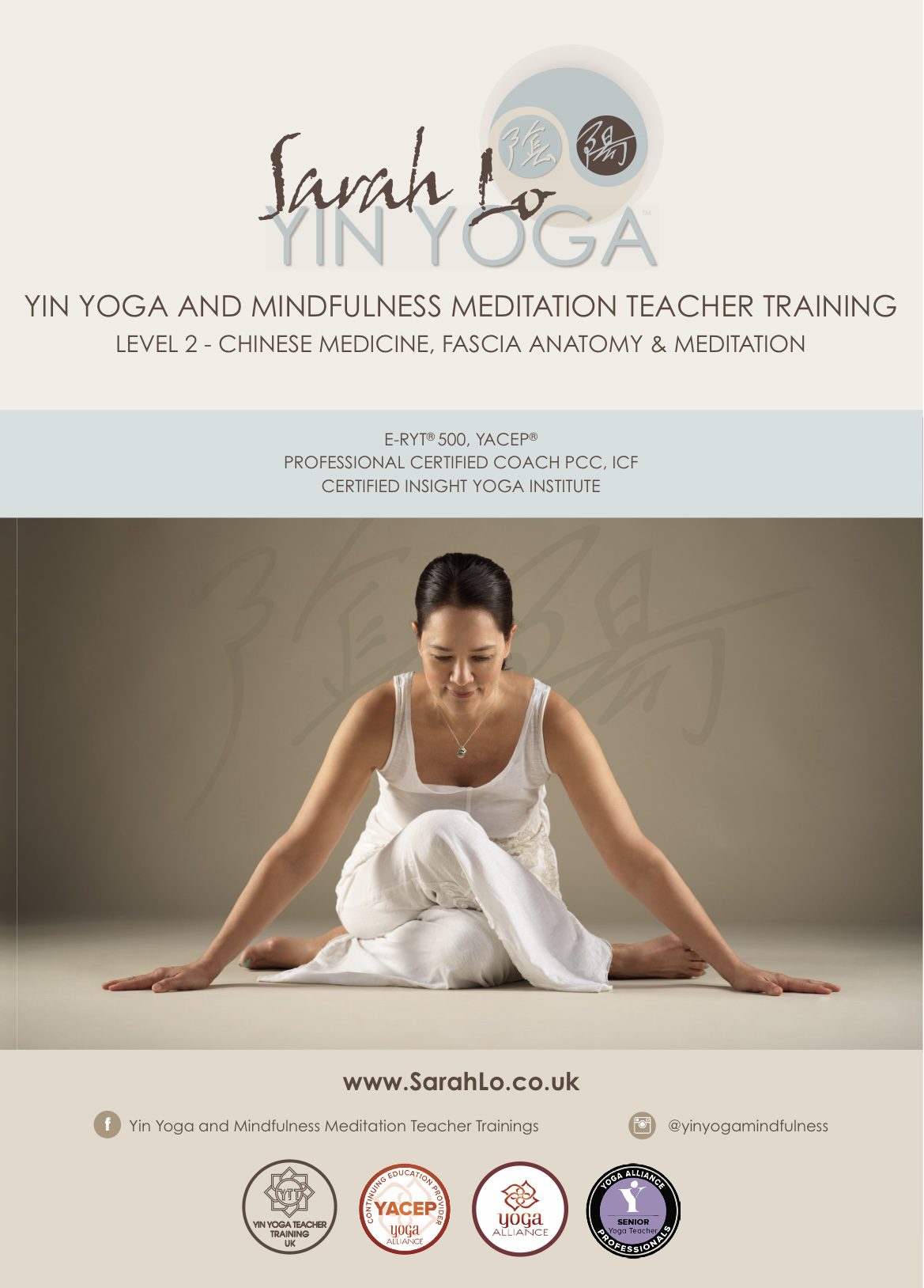 Level 2 Yin Yoga Teacher Training | SARAH LO YIN YOGA